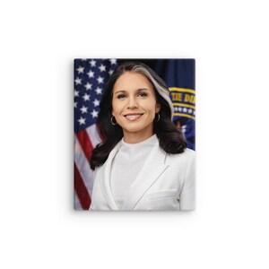 Tulsi Gabbard Official Portrait Canvas - Etsy