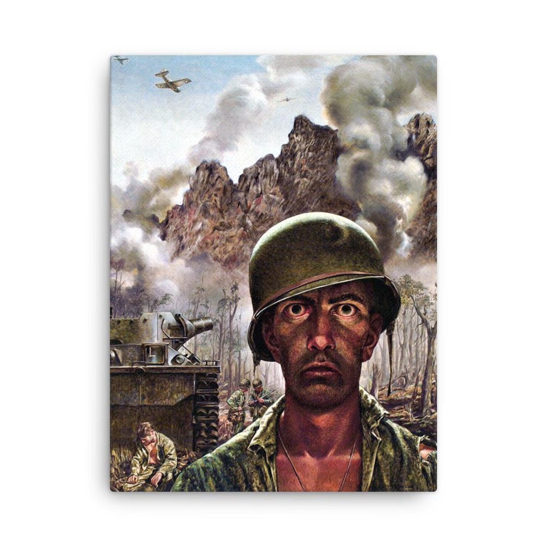 2000 Yard Stare by Tom Lea Canvas - Etsy