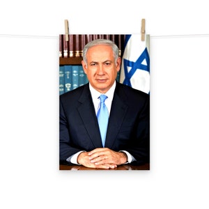 Benjamin Netanyahu Matte Poster - Etsy