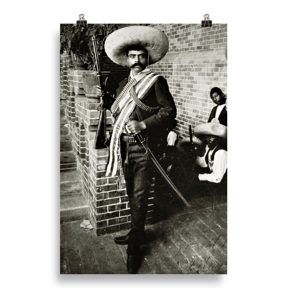 Emiliano Zapata Matte Poster - Etsy