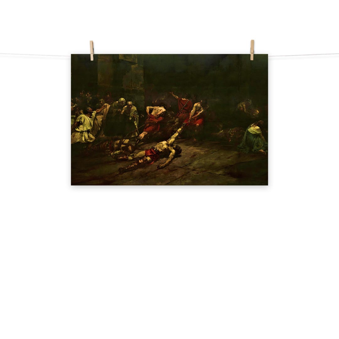 Spoliarium by Juan Luna Matte Poster - Etsy