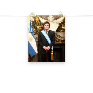 Javier Milei Official Portrait Matte Poster - Etsy
