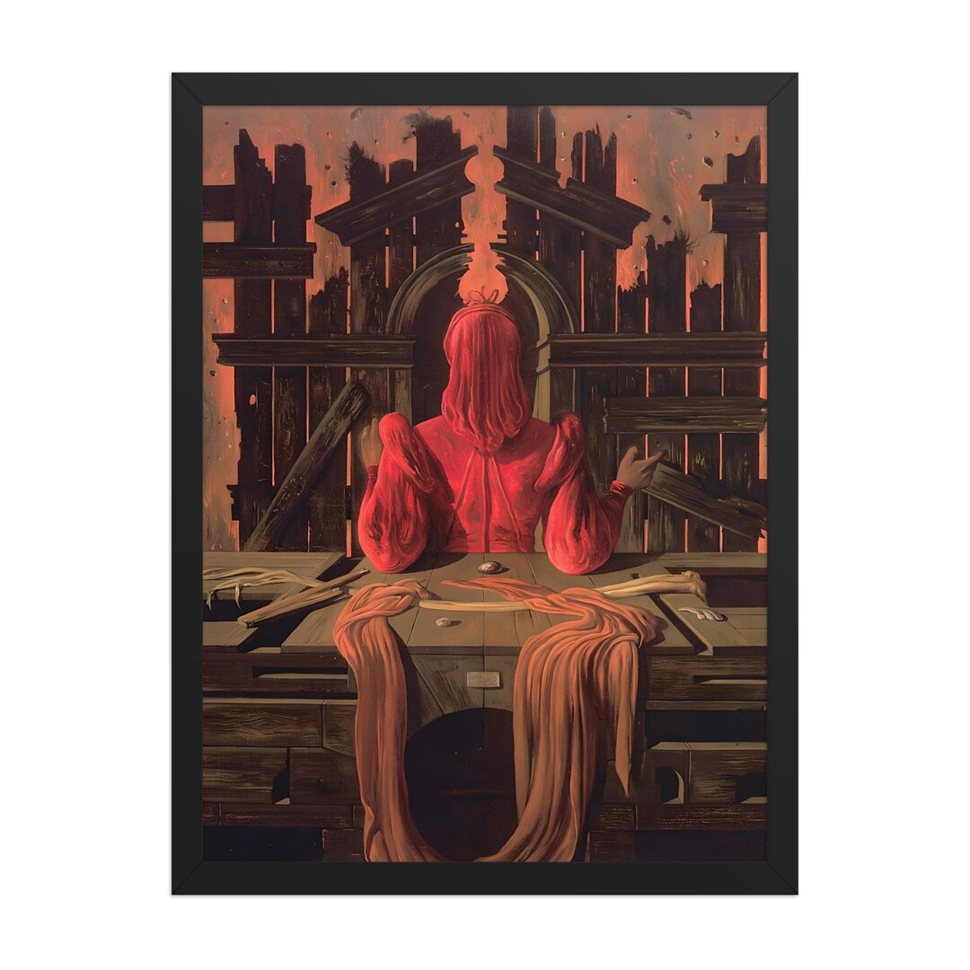Cassandra by Eugene Berman Matte Framed Poster - Etsy