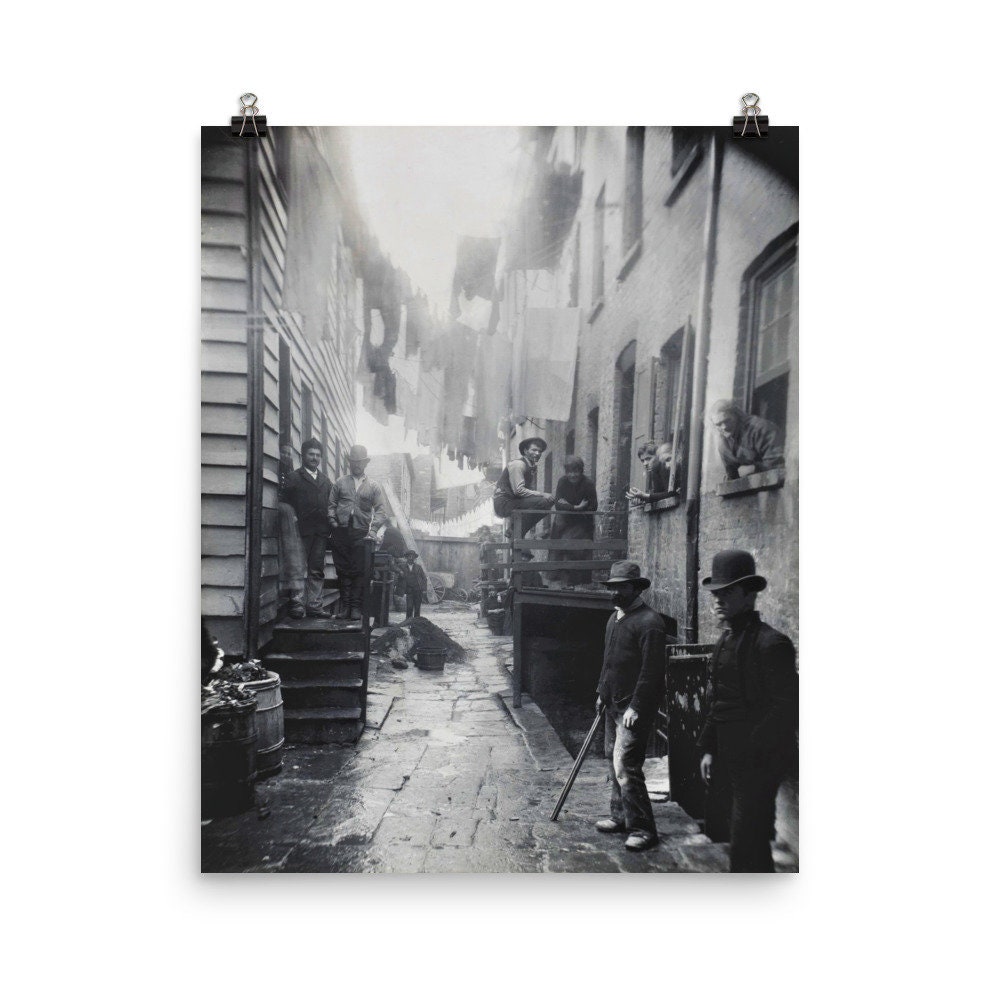 Bandits' Roost, 59 1-2 Mulberry Street new York City by Jacob August ...