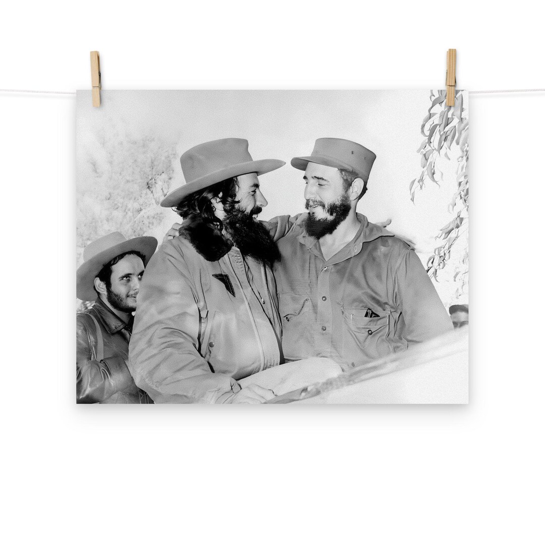 Camilo Cienfuegos With Fidel Castro Matte Poster - Etsy