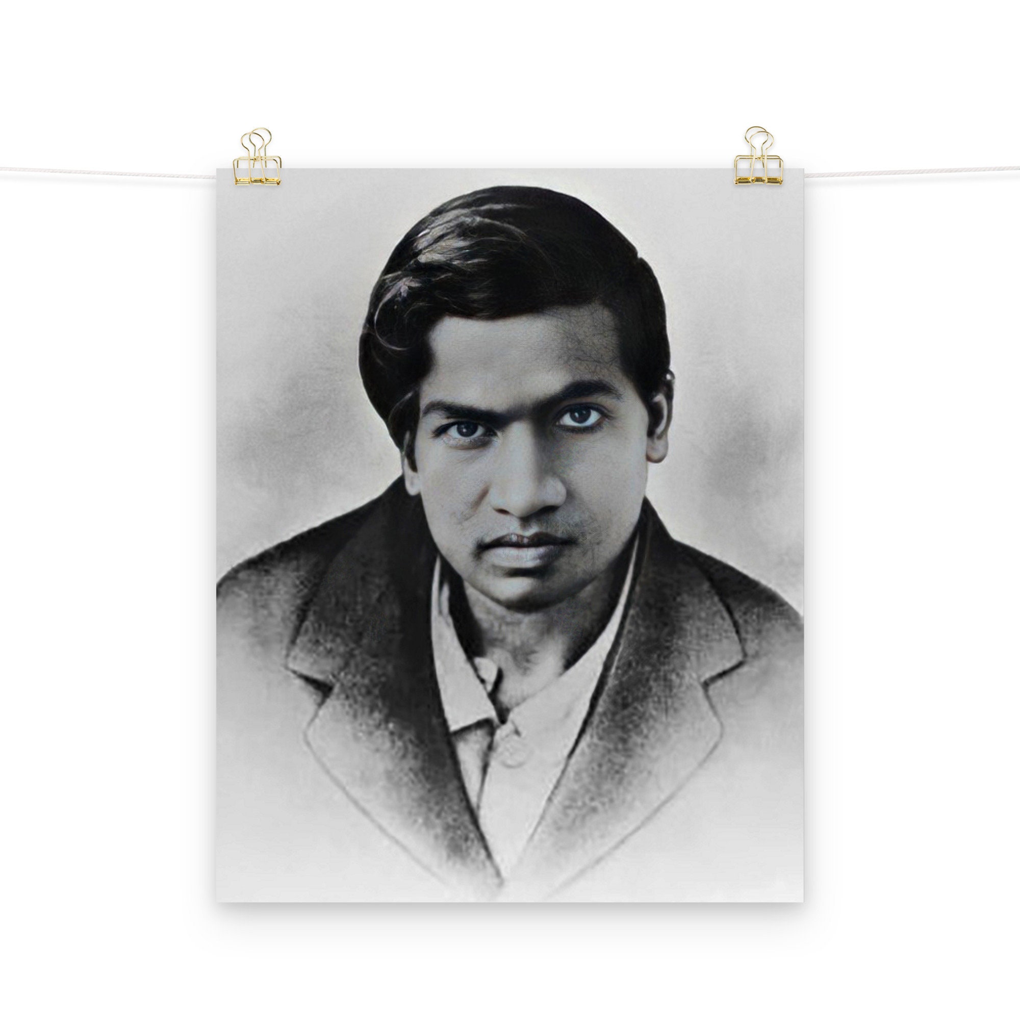 Srinivasa Ramanujan Matte Poster - Etsy