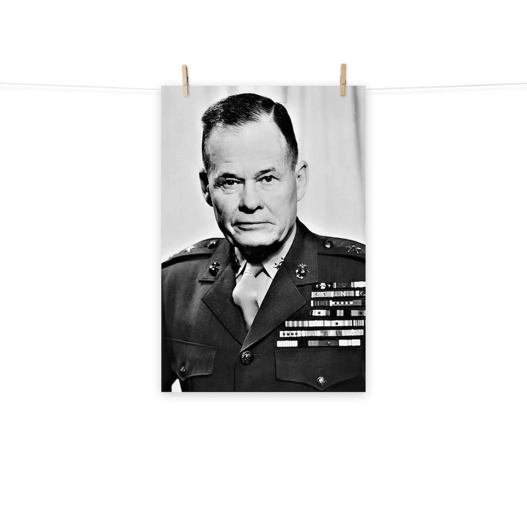 Chesty Puller Matte Poster - Etsy
