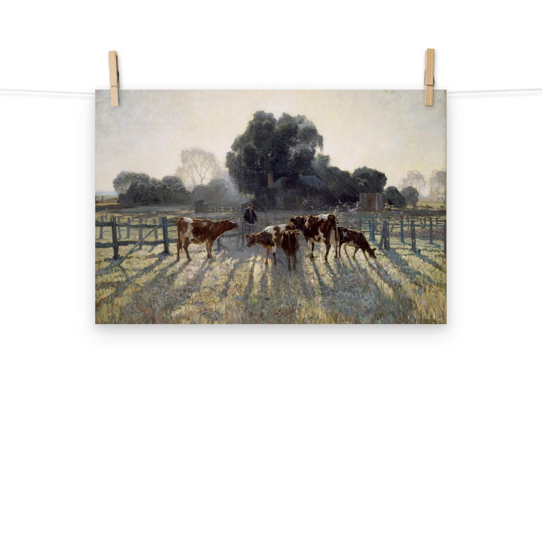 Spring Frost by Elioth Gruner Matte Poster - Etsy