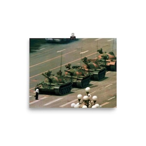 Tank Man Tiananmen Square June 1989 Matte Poster - Etsy
