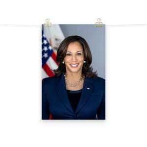 Kamala Harris Official Portrait Matte Poster - Etsy