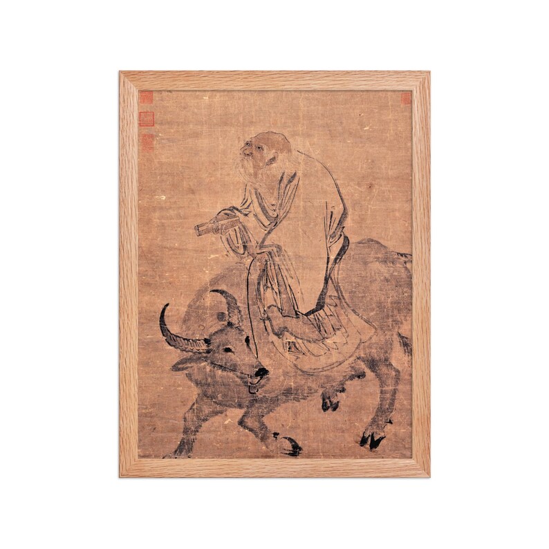 Lao Tzu, Taoist Art Framed Poster - Etsy