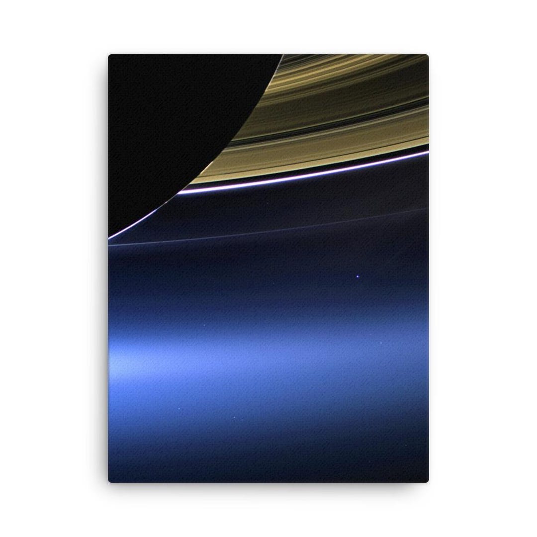The Day the Earth Smiled by NASA Cassini Canvas - Etsy