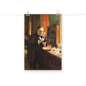 Louis Pasteur Matte Poster - Etsy