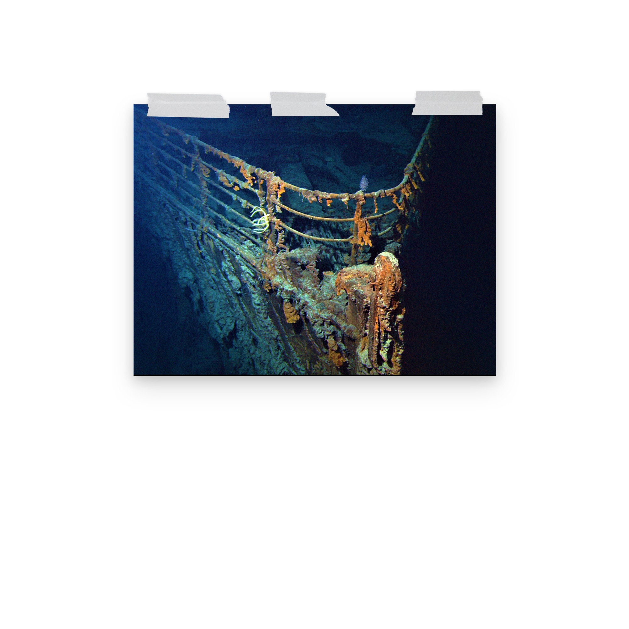 Titanic Wreck Bow Matte Poster - Etsy
