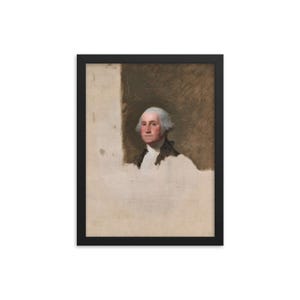 George Washington Unfinished Portrait (athenaeum Portrait) by Gilbert ...