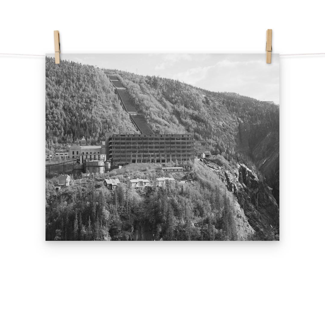 Vemork Hydroelectric Power Plant Matte Poster - Etsy