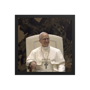 Pope Leo XIV Framed Poster - Etsy