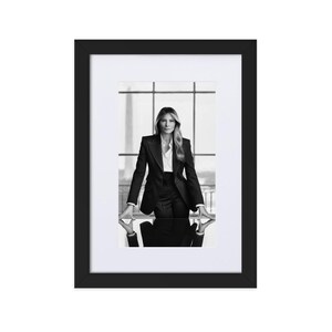 First Lady Melania Trump Official Portrait 2025 Framed Poster With Mat ...