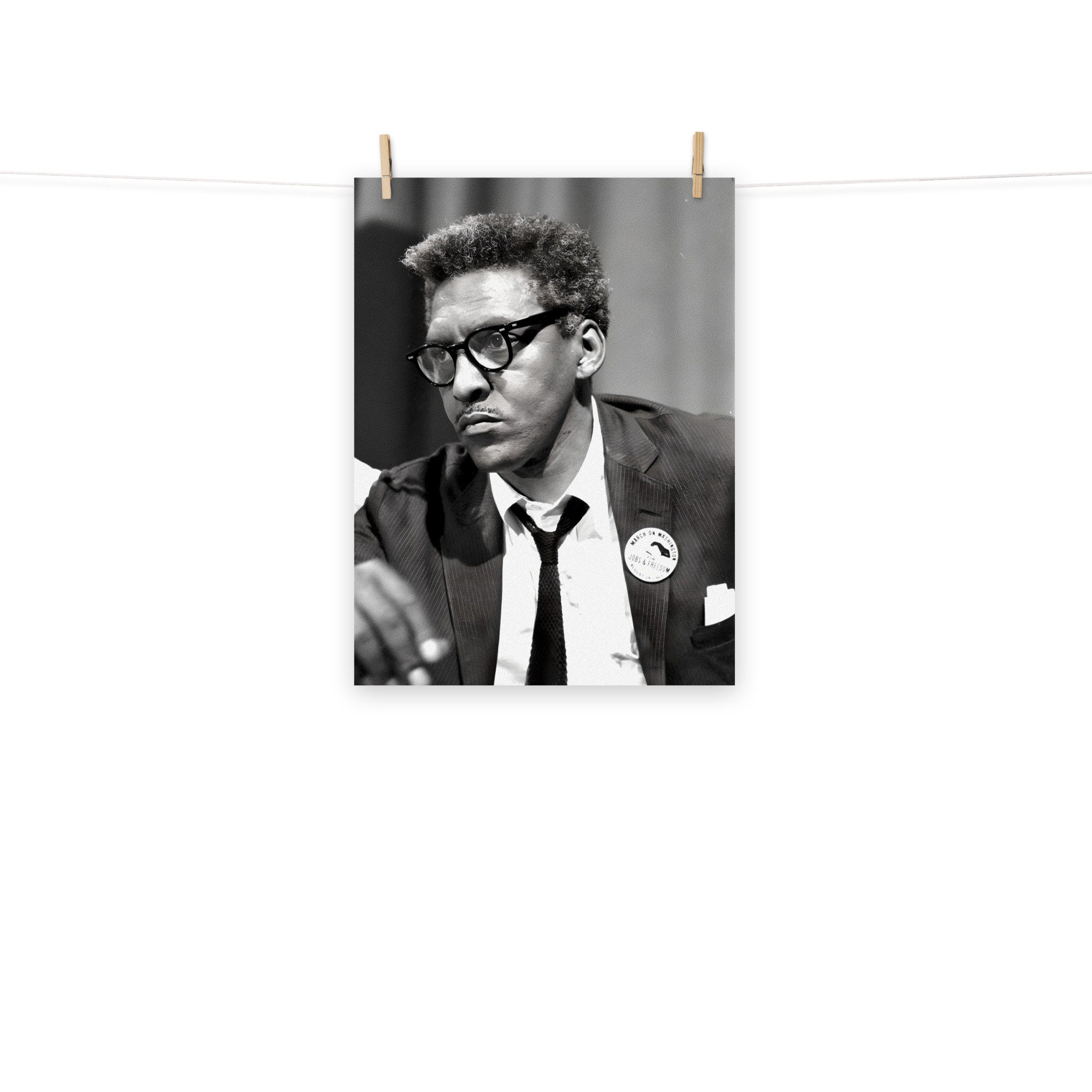 Bayard Rustin Matte Poster - Etsy