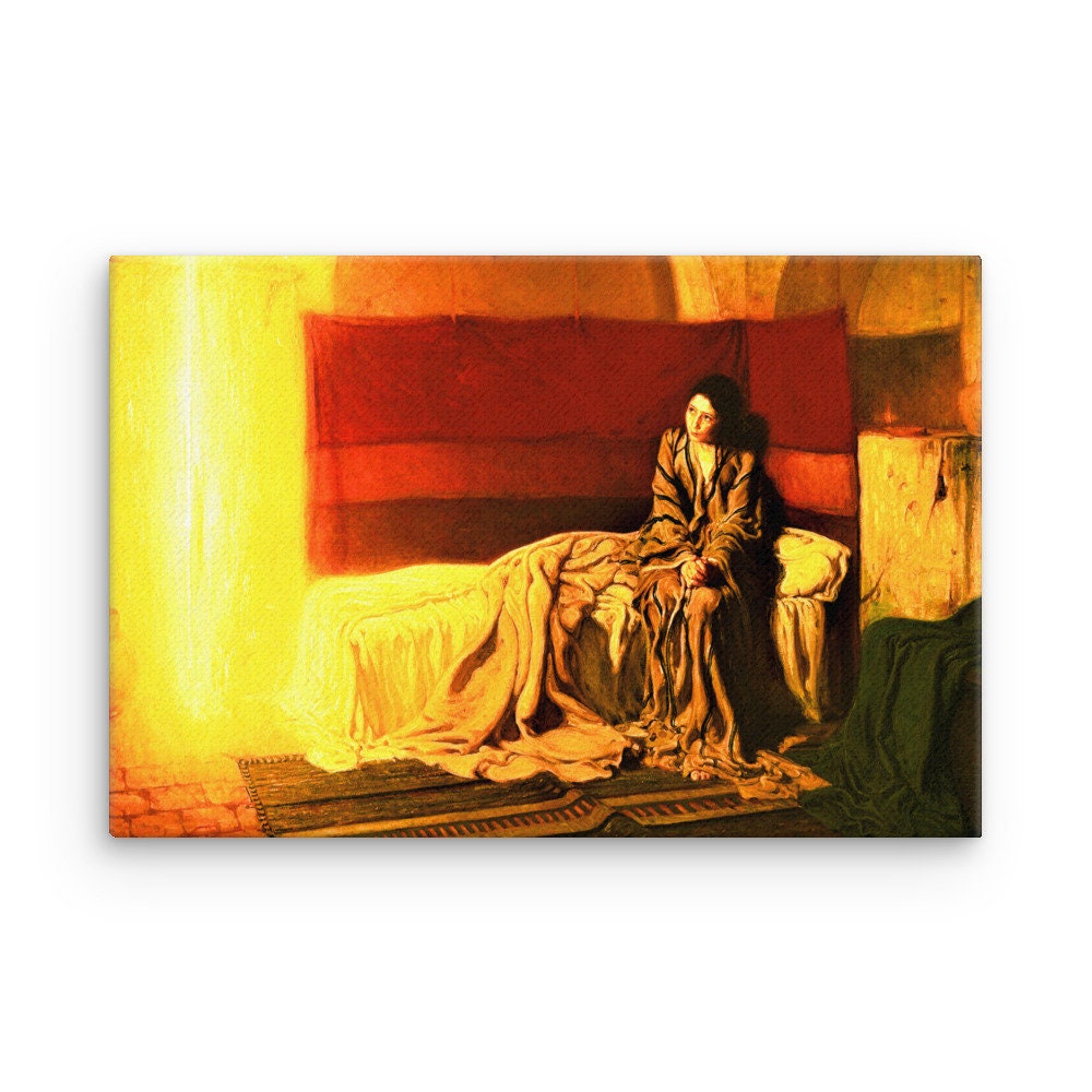 The Annunciation by Henry Ossawa Tanner Canvas - Etsy