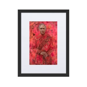 King Charles III Official Portrait (red Painting) by Jonathan Yeo ...