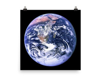 The Blue Marble 1972 Print Poster - Etsy