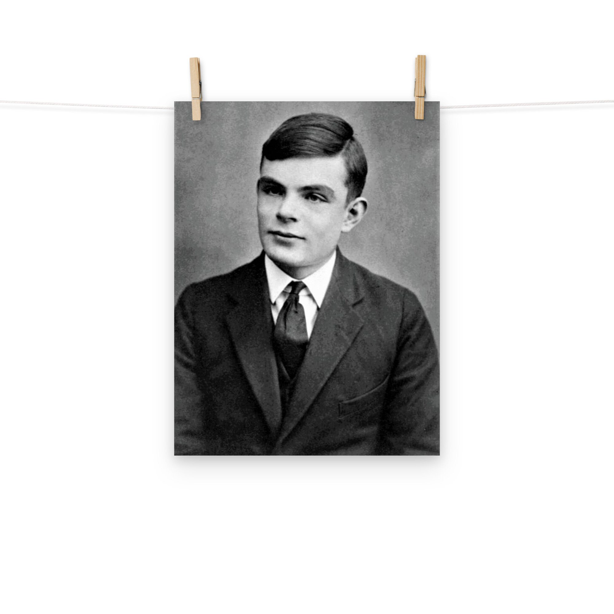 Alan Turing Matte Poster - Etsy