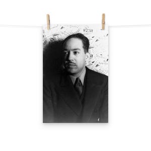 Langston Hughes Matte Poster - Etsy