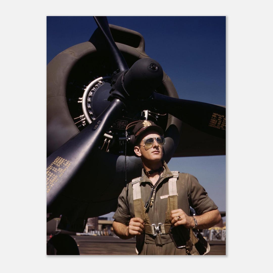 LT Mike Hunter in Front of a Douglas A-20 Havoc Matte Poster - Etsy
