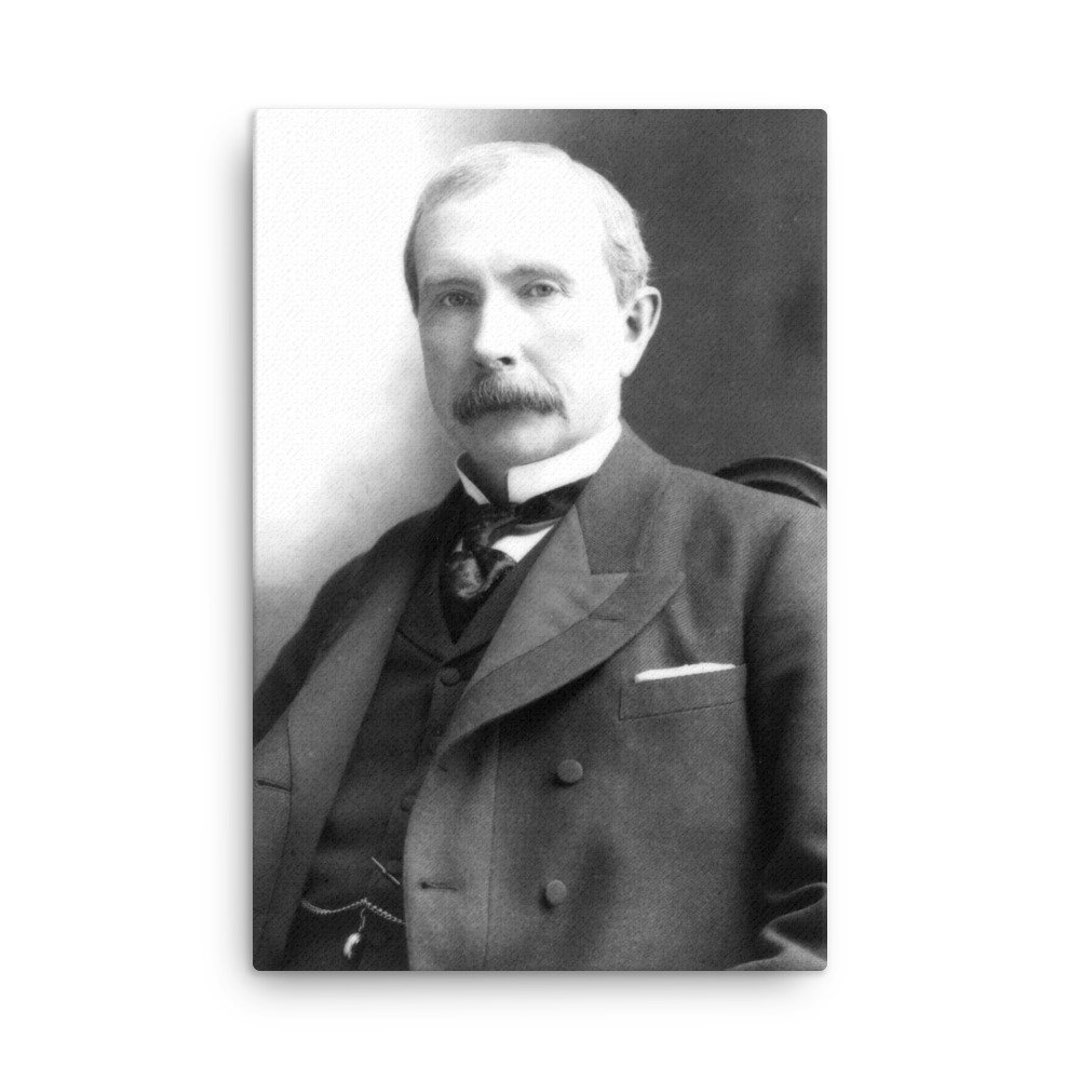 John D. Rockefeller Canvas - Etsy
