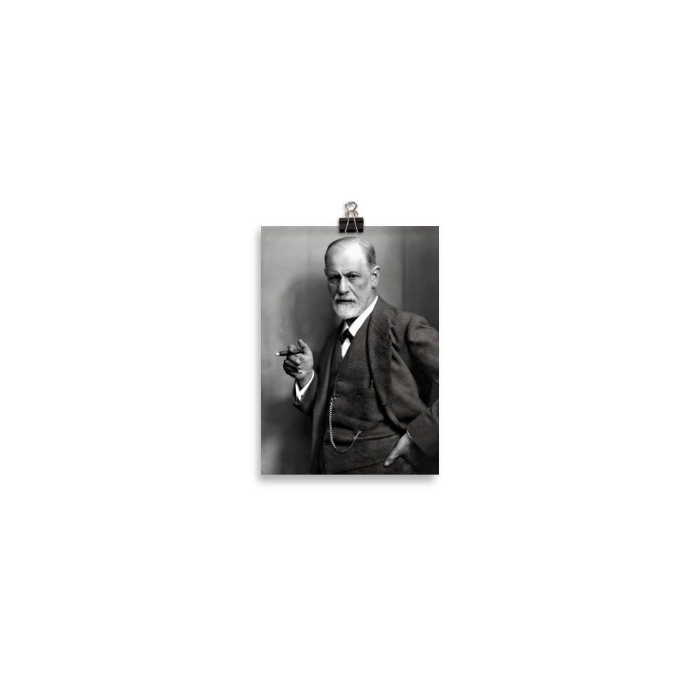 Sigmund Freud Matte Poster - Etsy