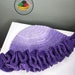 Ombre Violet Crochet Bucket Hat With Ruffles - Etsy