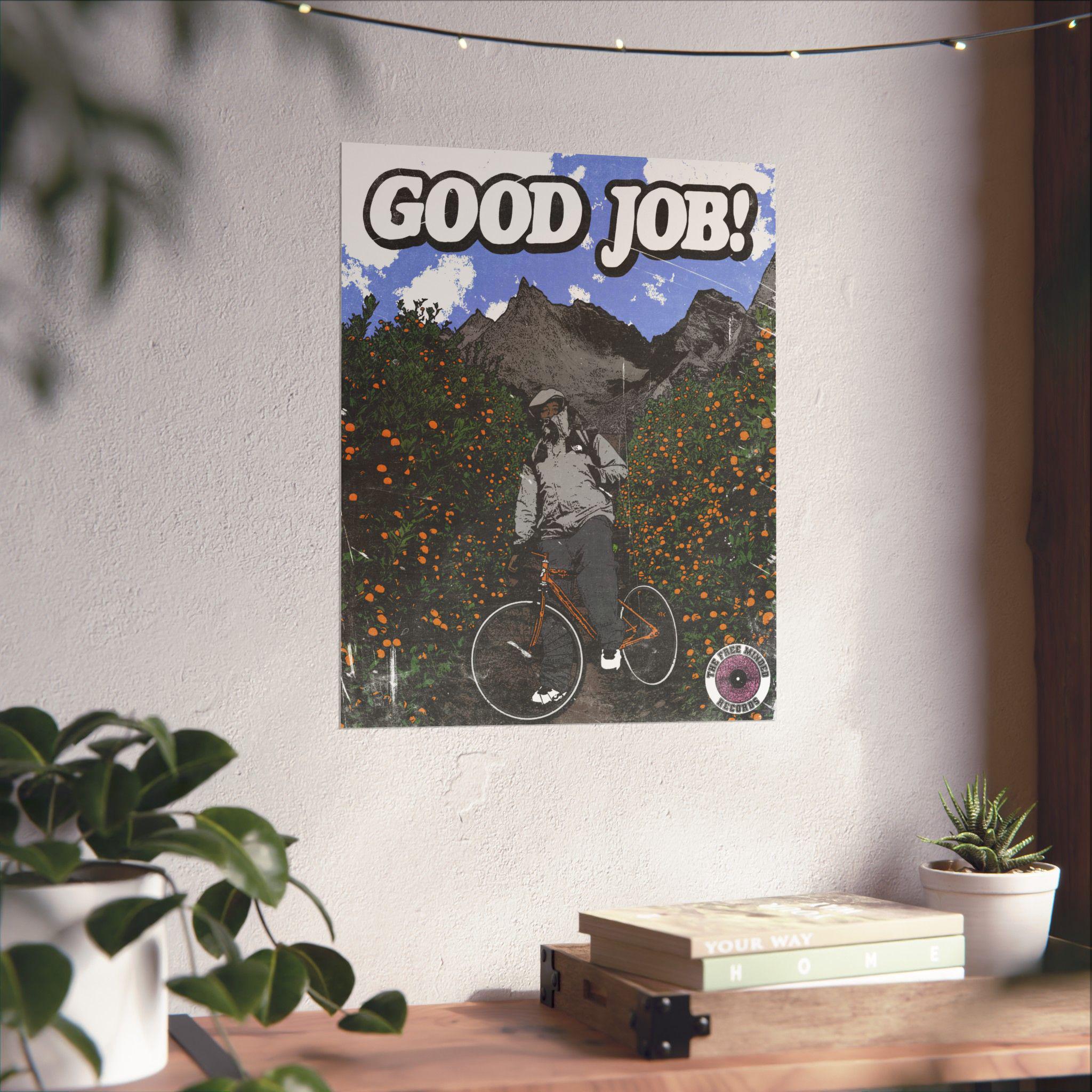 Larry June "good Job!" Poster - Etsy