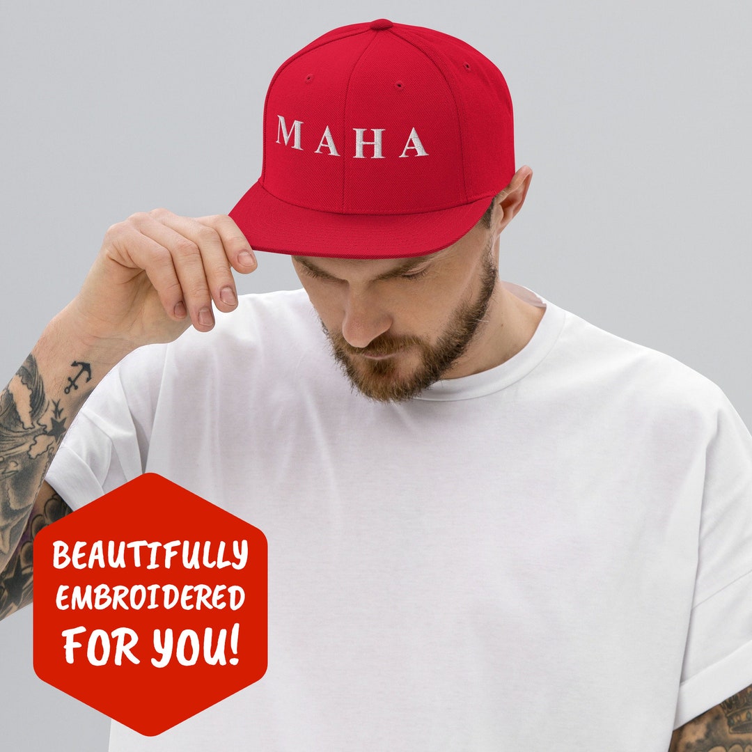 MAHA Embroidered Cap 2024, Trump Kennedy Trucker, MAGA Gift Idea, GOP ...