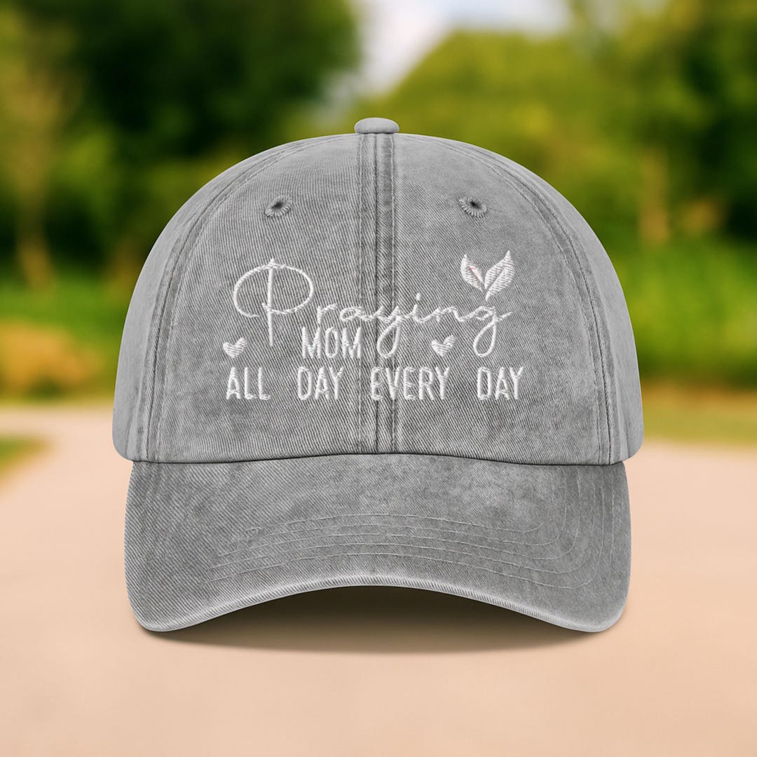 Embroidered Faith Mom Hat, Praying Mom Baseball Cap, Christian ...