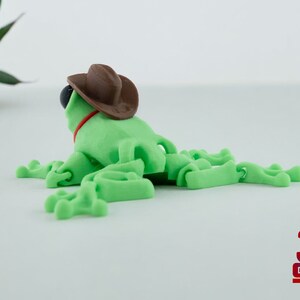 3D Printed Articulated Frog | Poseable Frog Figurine|unique Gift for ...