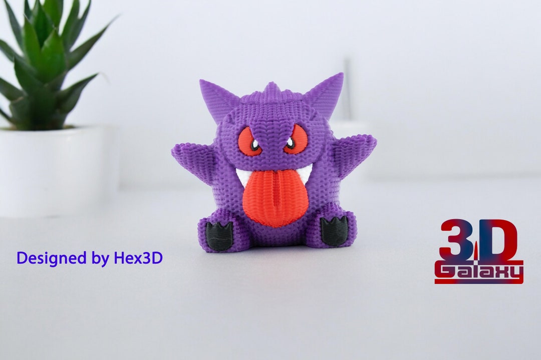 3D Printed Gengar Iconic Pokémon Figurine Unique Collectible for ...