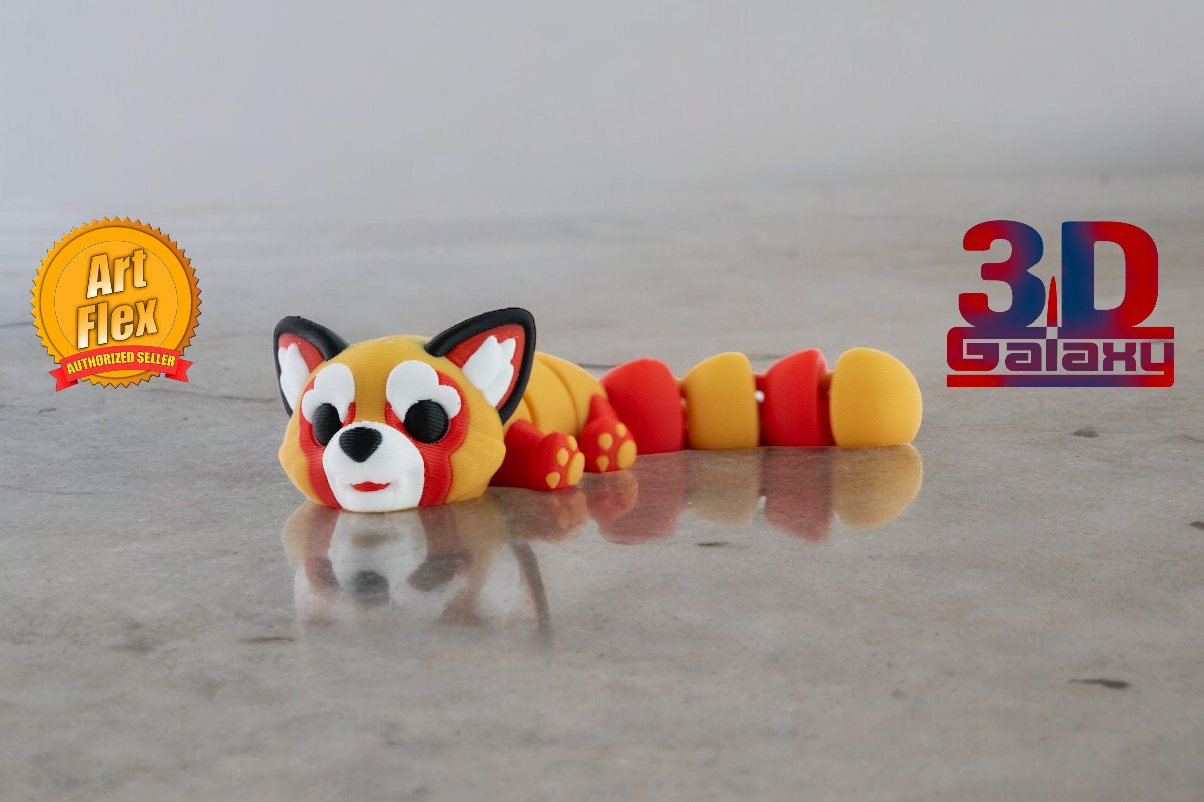 3D Printed Articulated Panda Poseable Panda Figurine Unique Gift for ...