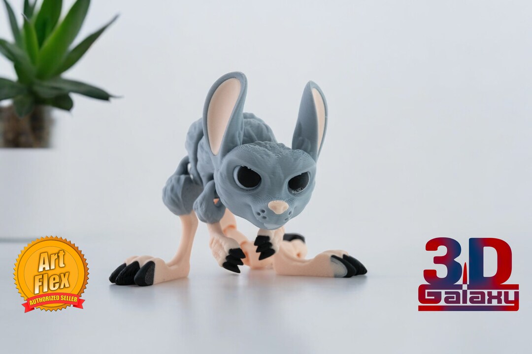3D Printed Articulated Mouse: Poseable Fidget Toy - Etsy