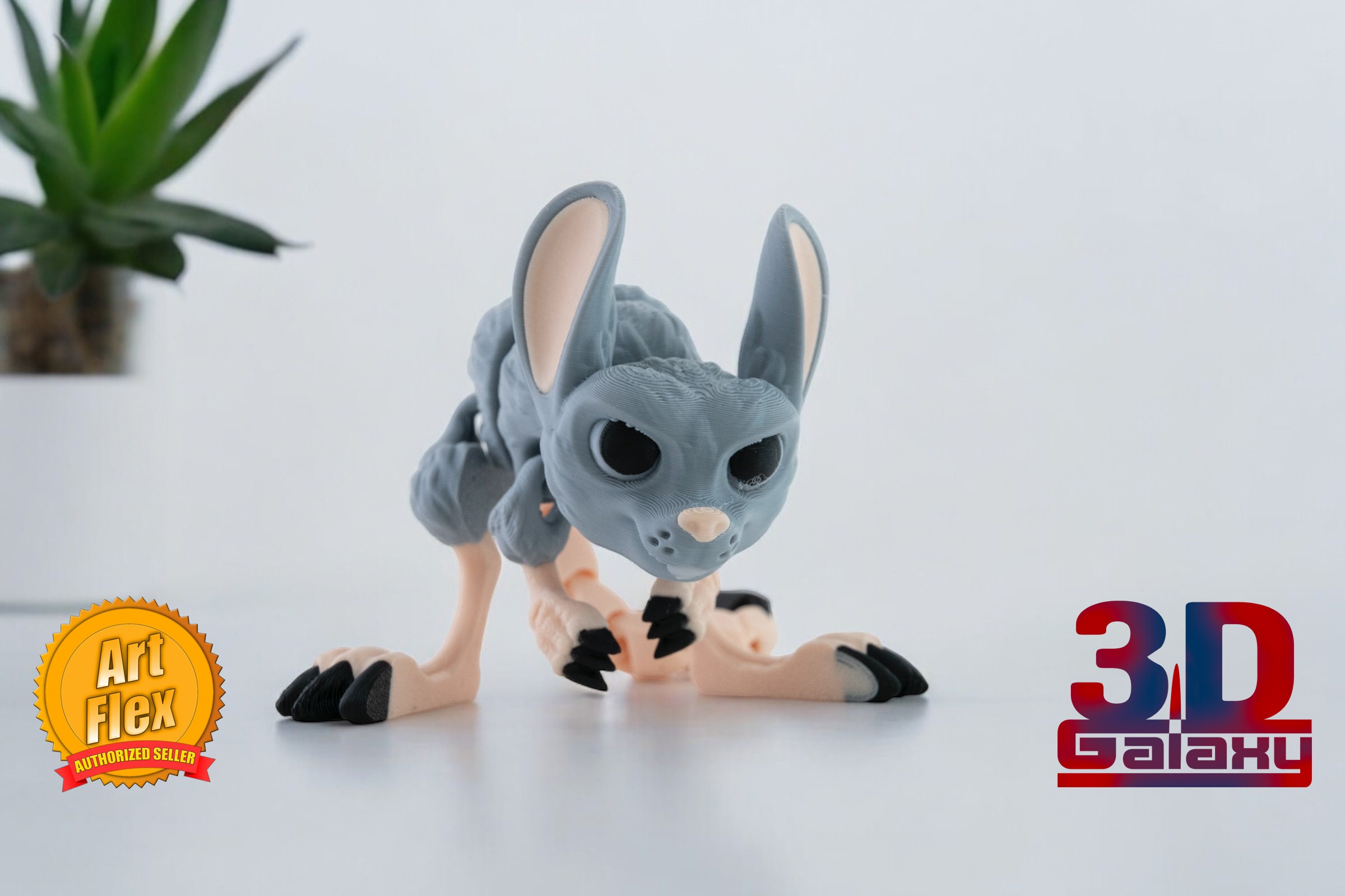 3D Printed Articulated Mouse Poseable Mouse Figurine Unique Gift for ...