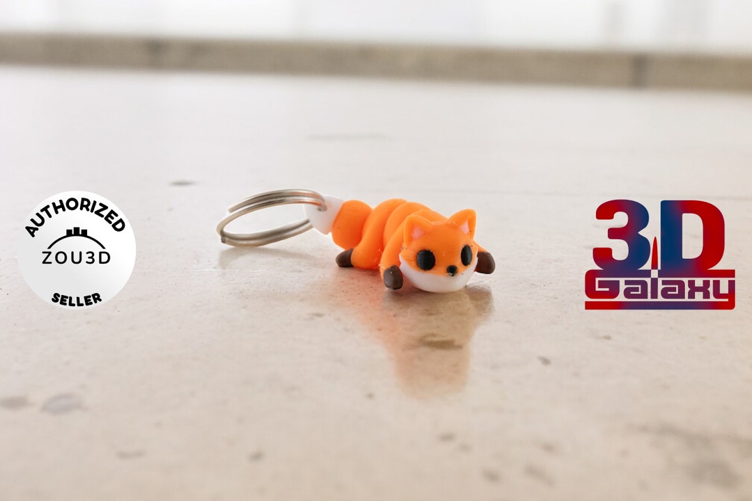 Captivating Fox Keychain | Whimsical and Cunning Fox Charm | Ideal for ...