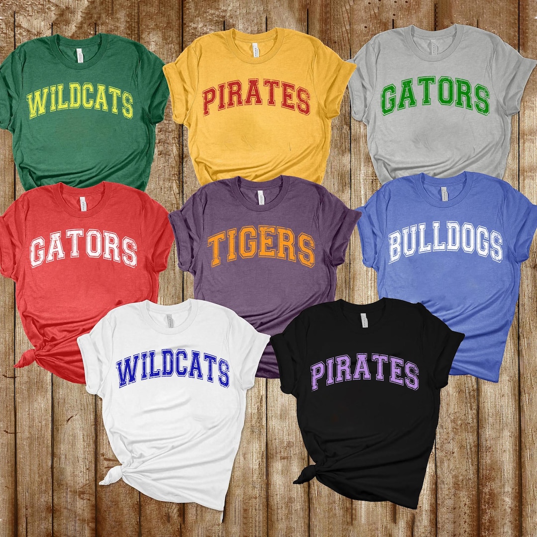 Custom Mascot Shirts, School Mascot Tshirt, School Spirit Shirts, Team ...