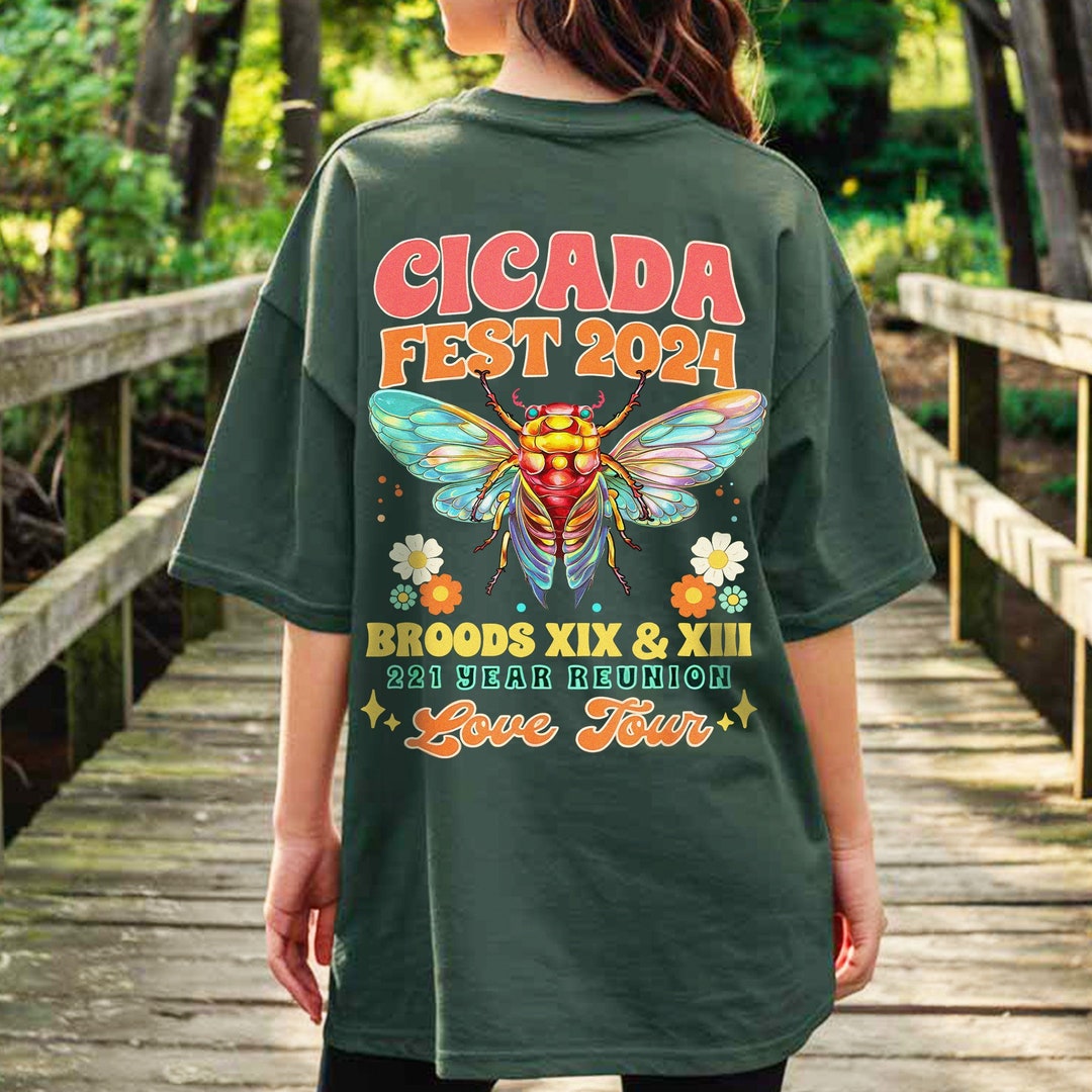 Cicadas Fest Tour 2024 Shirt, the Cicadas Sing 2024 Tee, Gift for ...