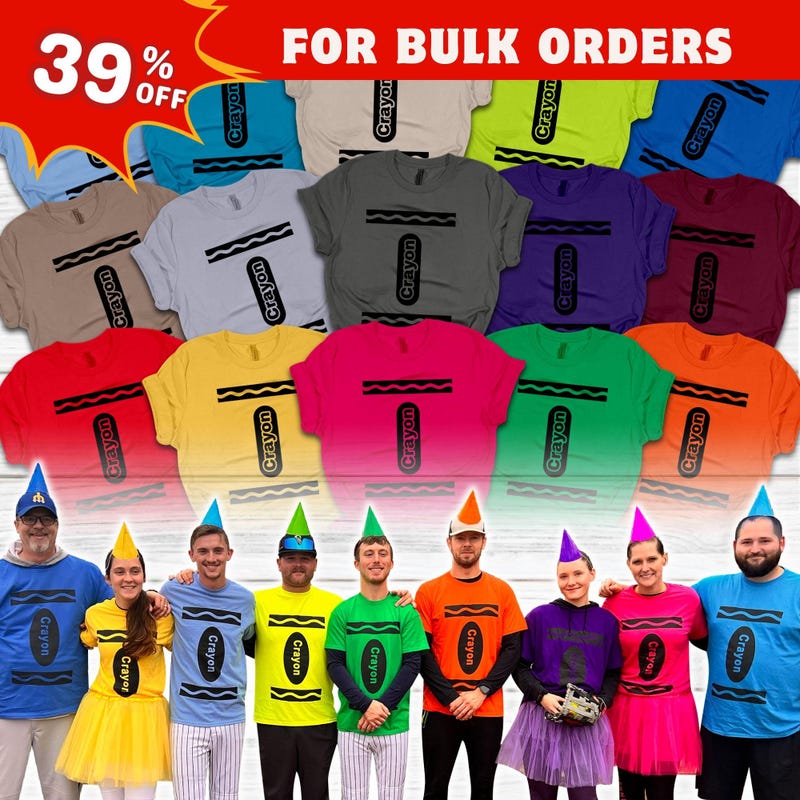 Crayon Costume Shirt - Etsy