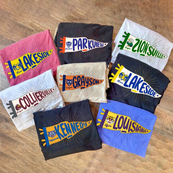 Personalized Preppy Team Spirit - Etsy