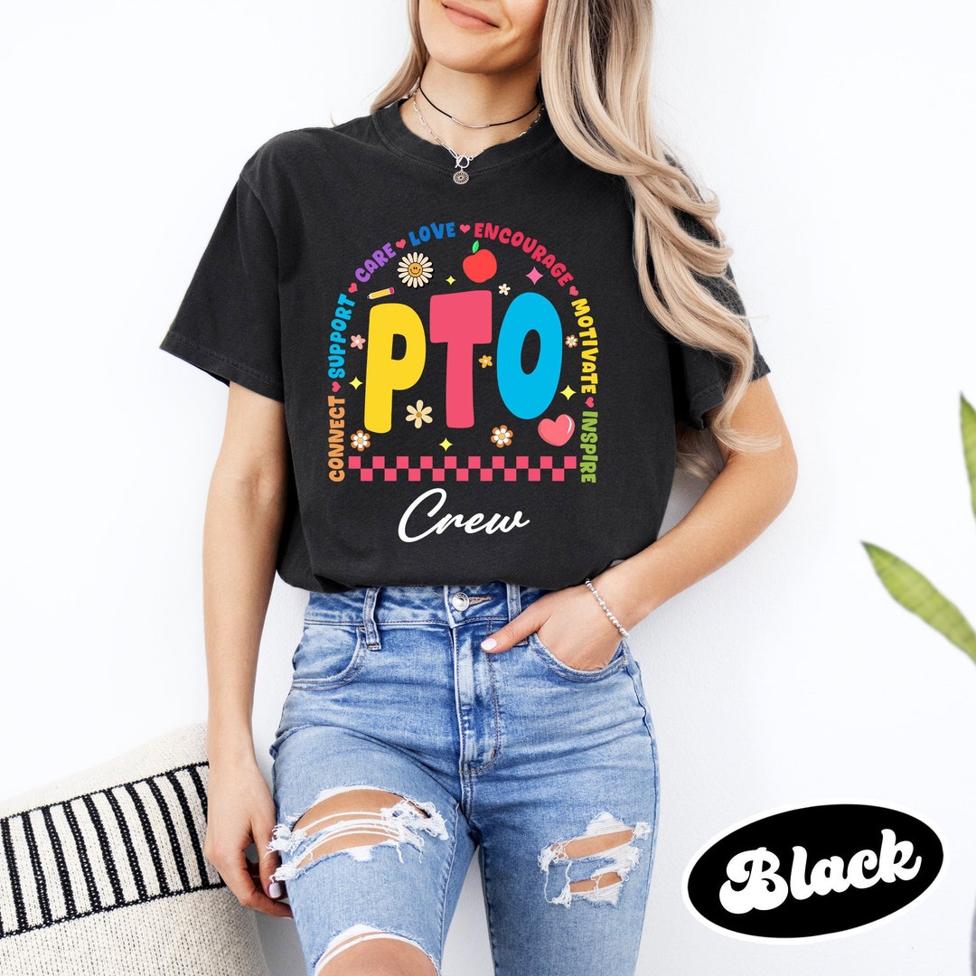 Custom PTO Parent Teacher Organization Association Shirt, PTA Pto Crew Shirts, School Spirit ...