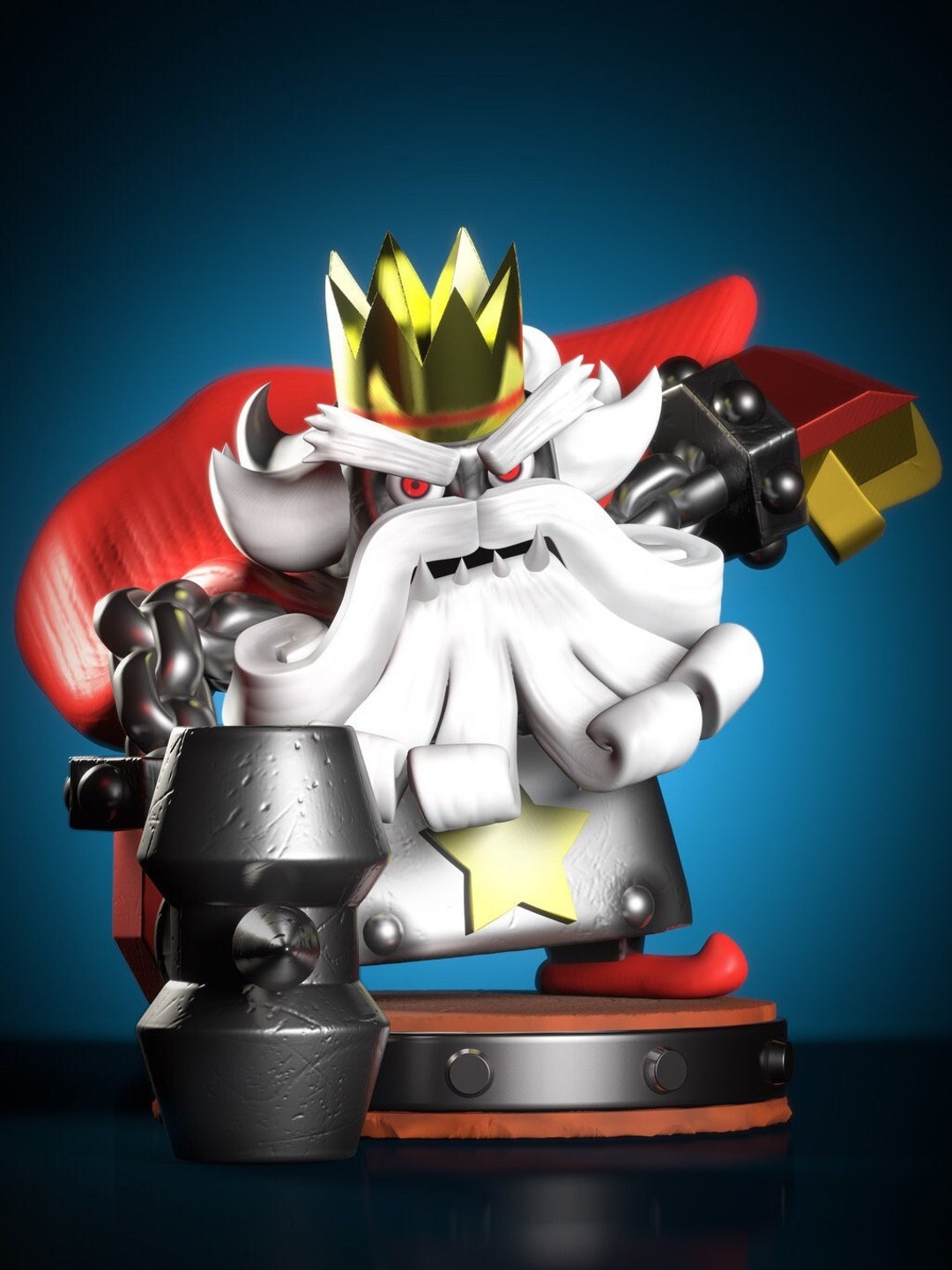 Smithy Super Mario RPG Resin Figure - Etsy