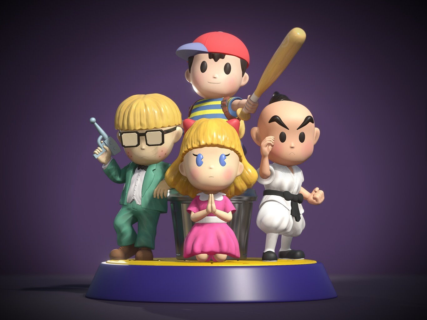 The Chosen Four Earthbound Resin Figure - Etsy New Zealand