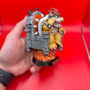 Bowser on the Koopa Throne - Resin Super Mario Galaxy Figure - Etsy