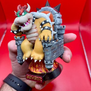 Bowser on the Koopa Throne - Resin Super Mario Galaxy Figure - Etsy